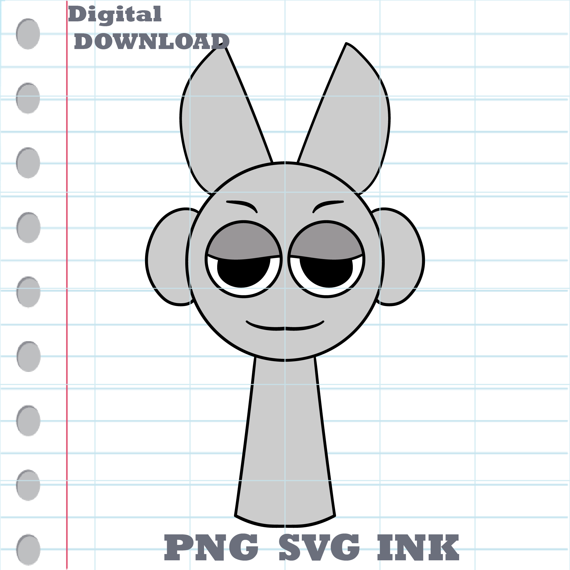 Customizable Sprunki Cutter SVG Cut file, Sprunki PNG Colori | Inspire ...