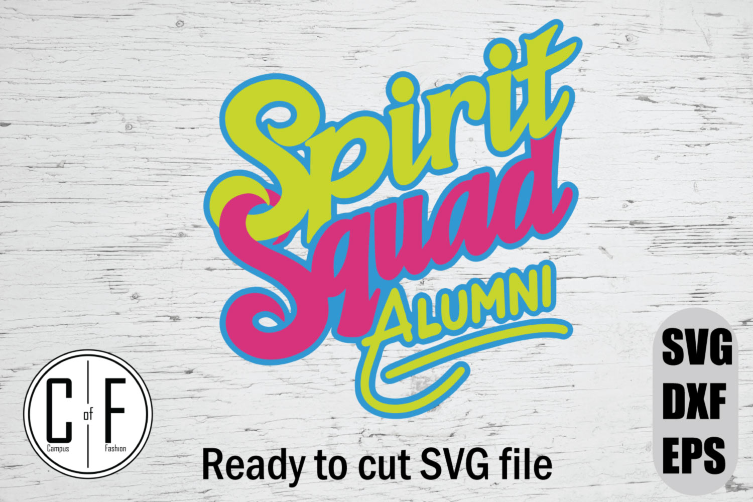 Spirit Squad Alumni SVG Cutfile-1126 | Inspire Uplift