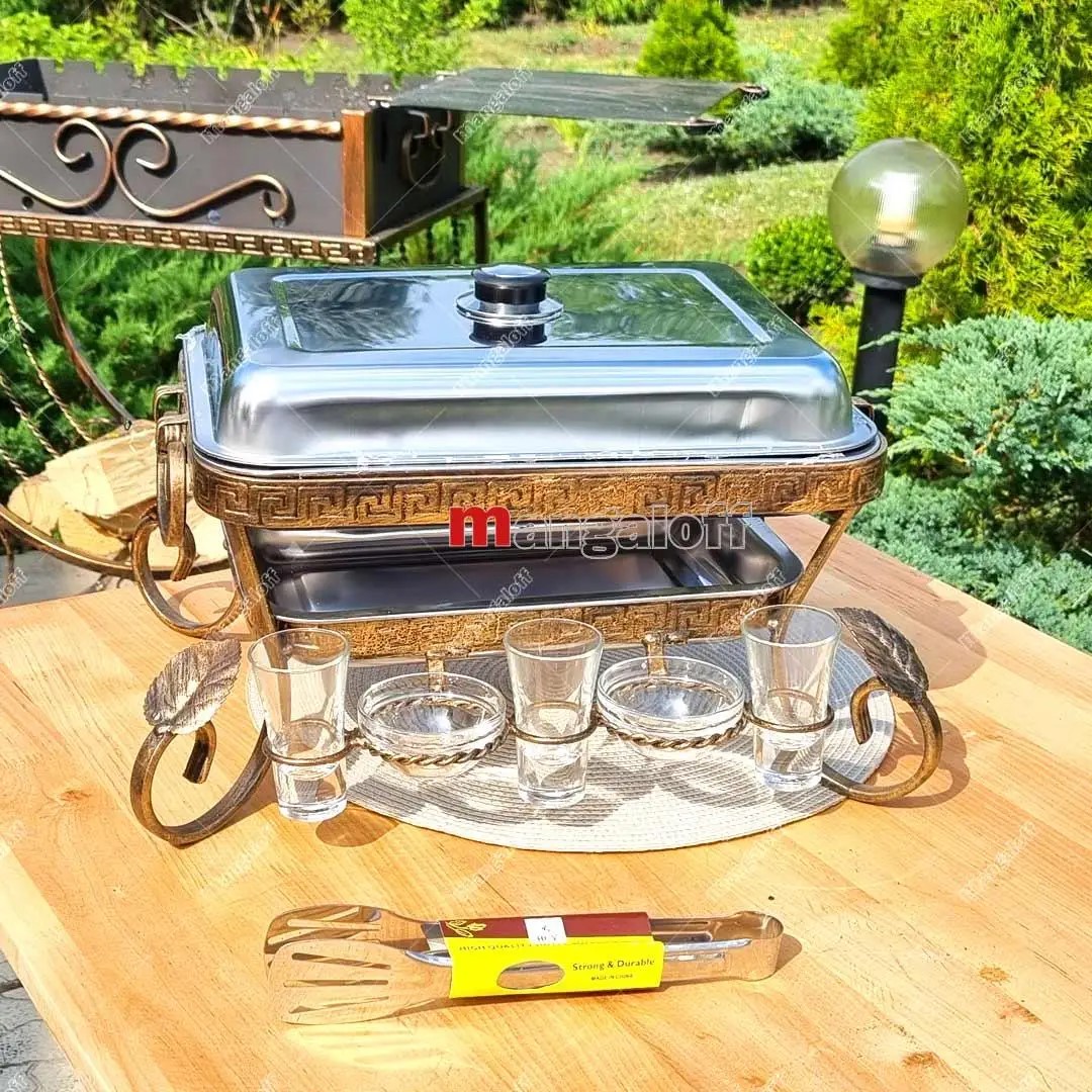 Saj FAR(frying pan,plated)food presentation stand with heate | Inspire ...