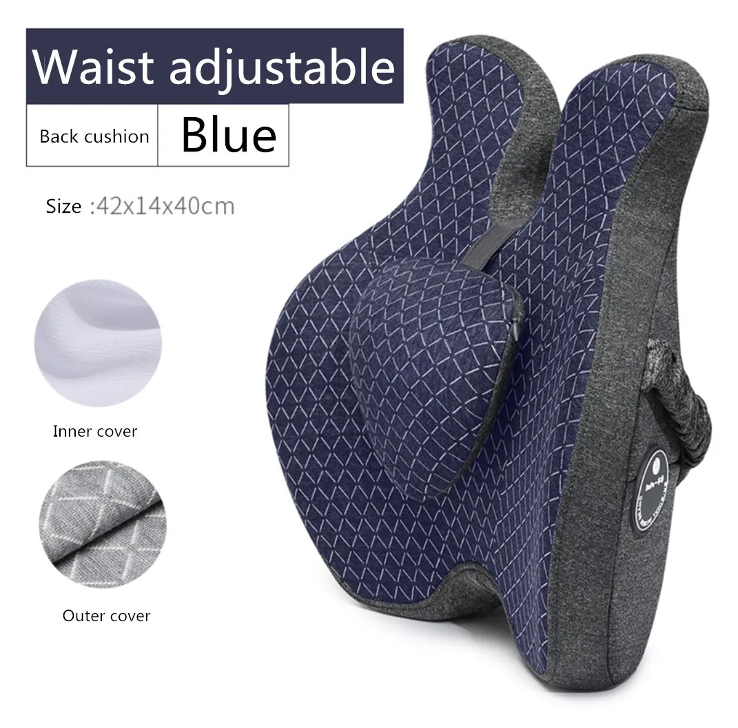 Memory Foam Seat Cushion Orthopedic Coccyx & Back Support fo | Inspire ...