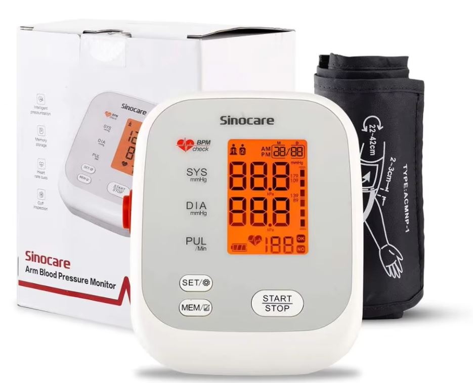 Digital LED Arm Blood Pressure Monitor with Large Display, 2 | Inspire ...