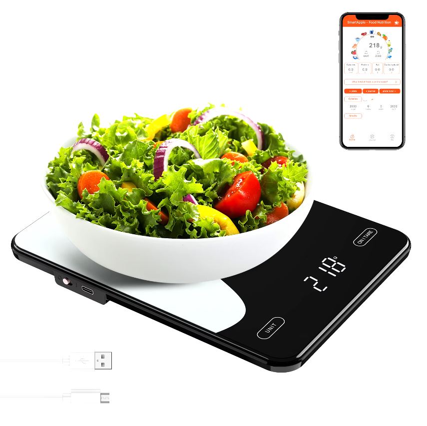 Digital Food Scale 10Kg with Nutrition Calculator App, Recha | Inspire ...