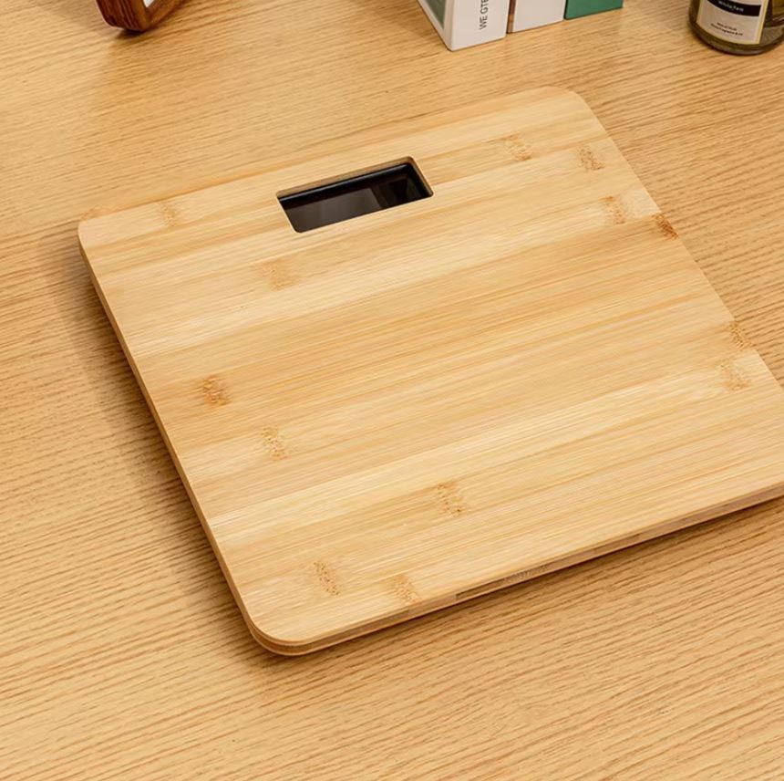 Wooden Body Weight Scale with LED Display, Smart Digital Bat | Inspire ...