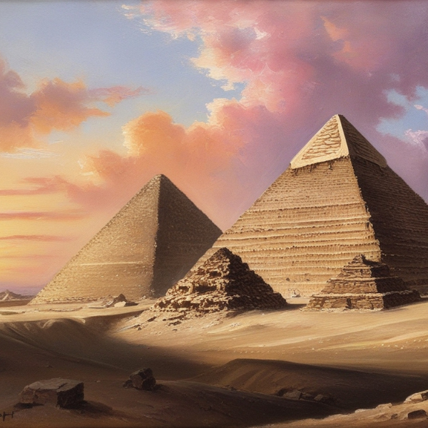 Downloadable Digital Art of Egyptian Pyramids with Captivati | Inspire ...