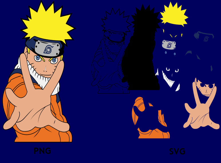 Naruto Cool Designs PNG & SVG | Inspire Uplift