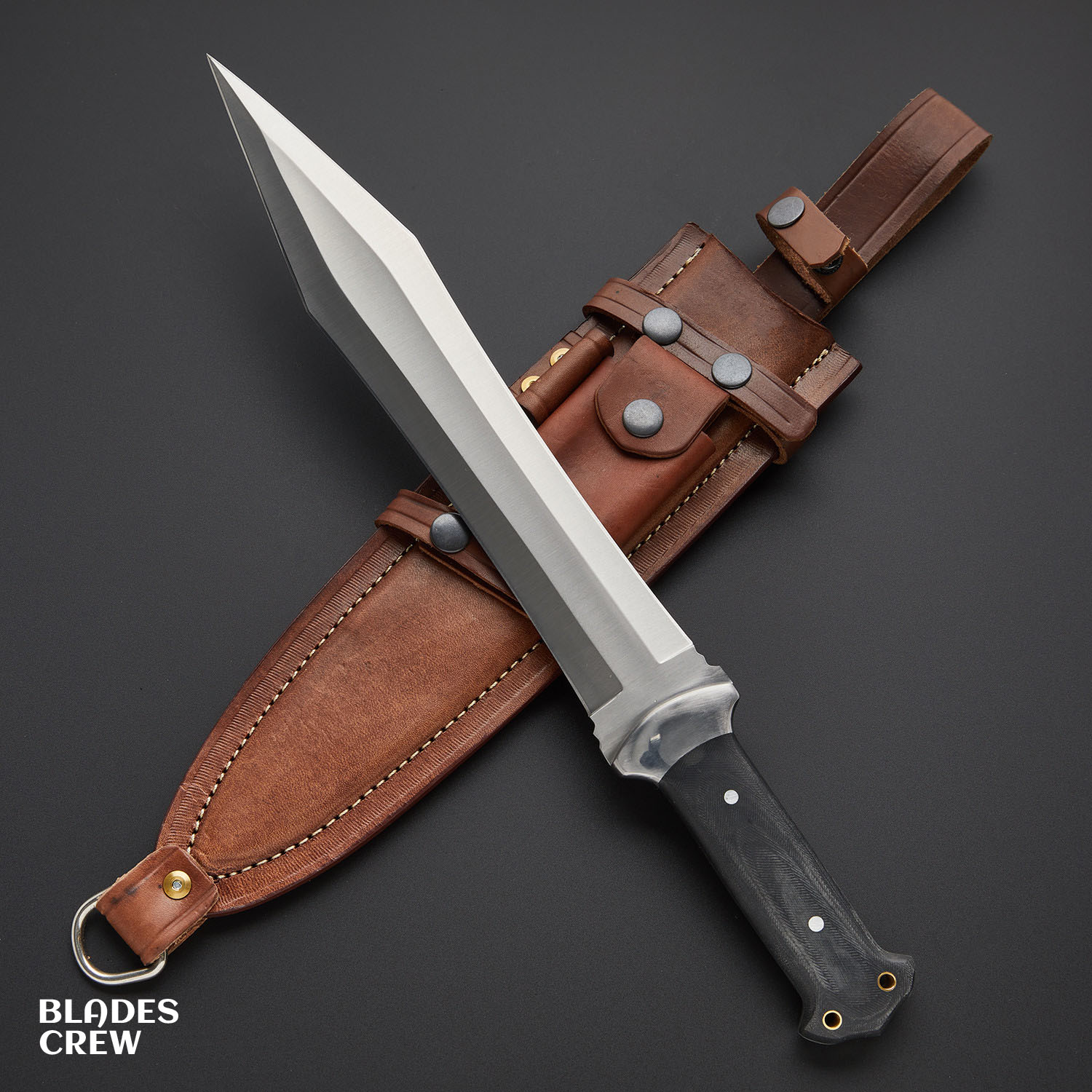 Tactical Battle Ready 6150 High Carbon Steel Full Tang Doubl | Inspire ...