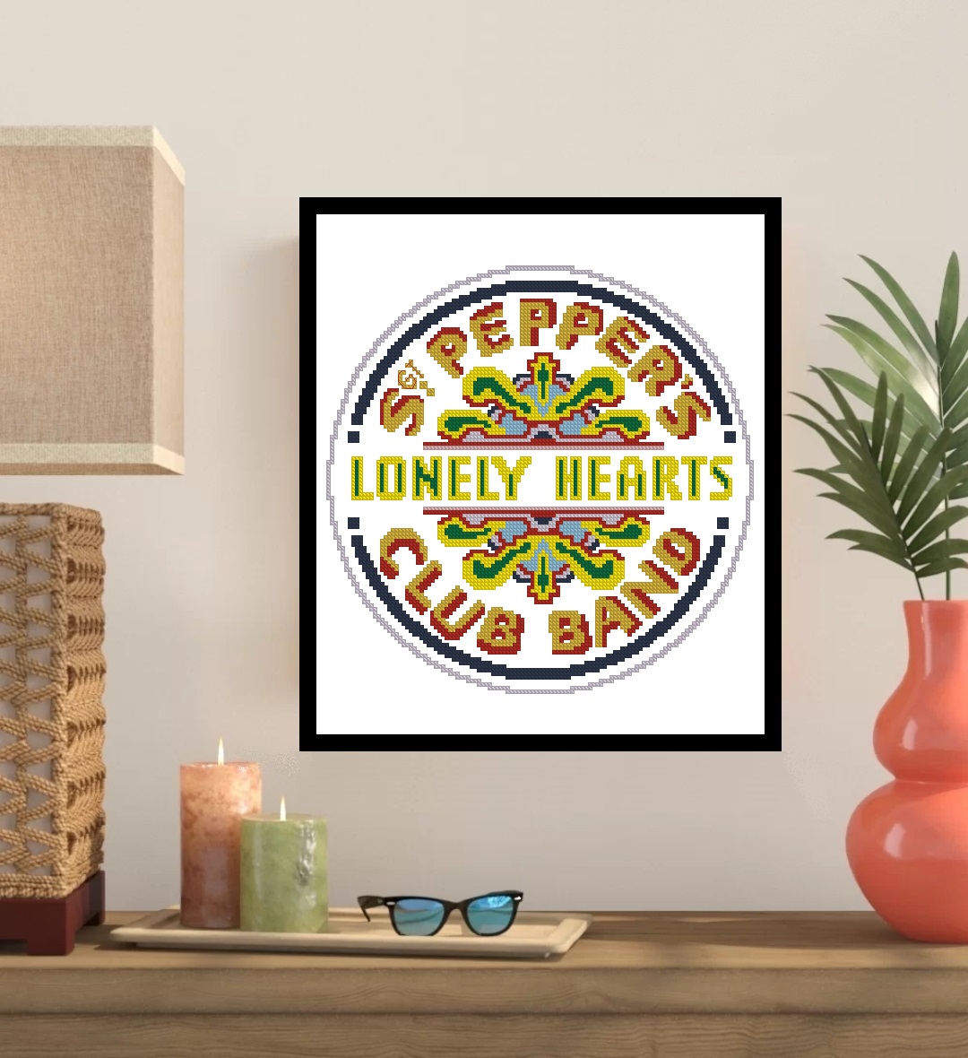 Sgt Pepper Lonely Hearts Club Band Cross Stitch Pattern -137 | Inspire ...