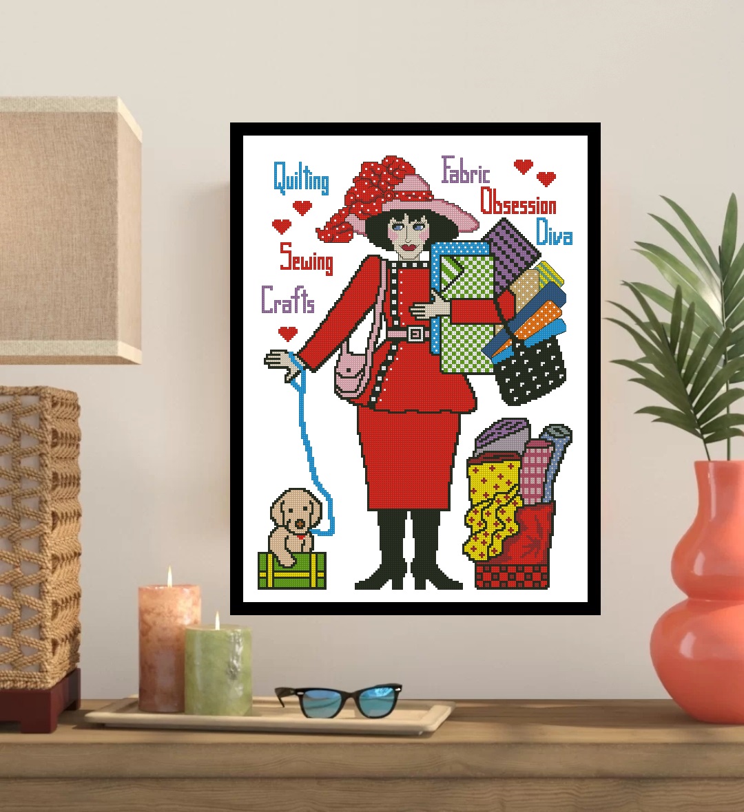 Aida Fabric Cross Stitch | Inspire Uplift