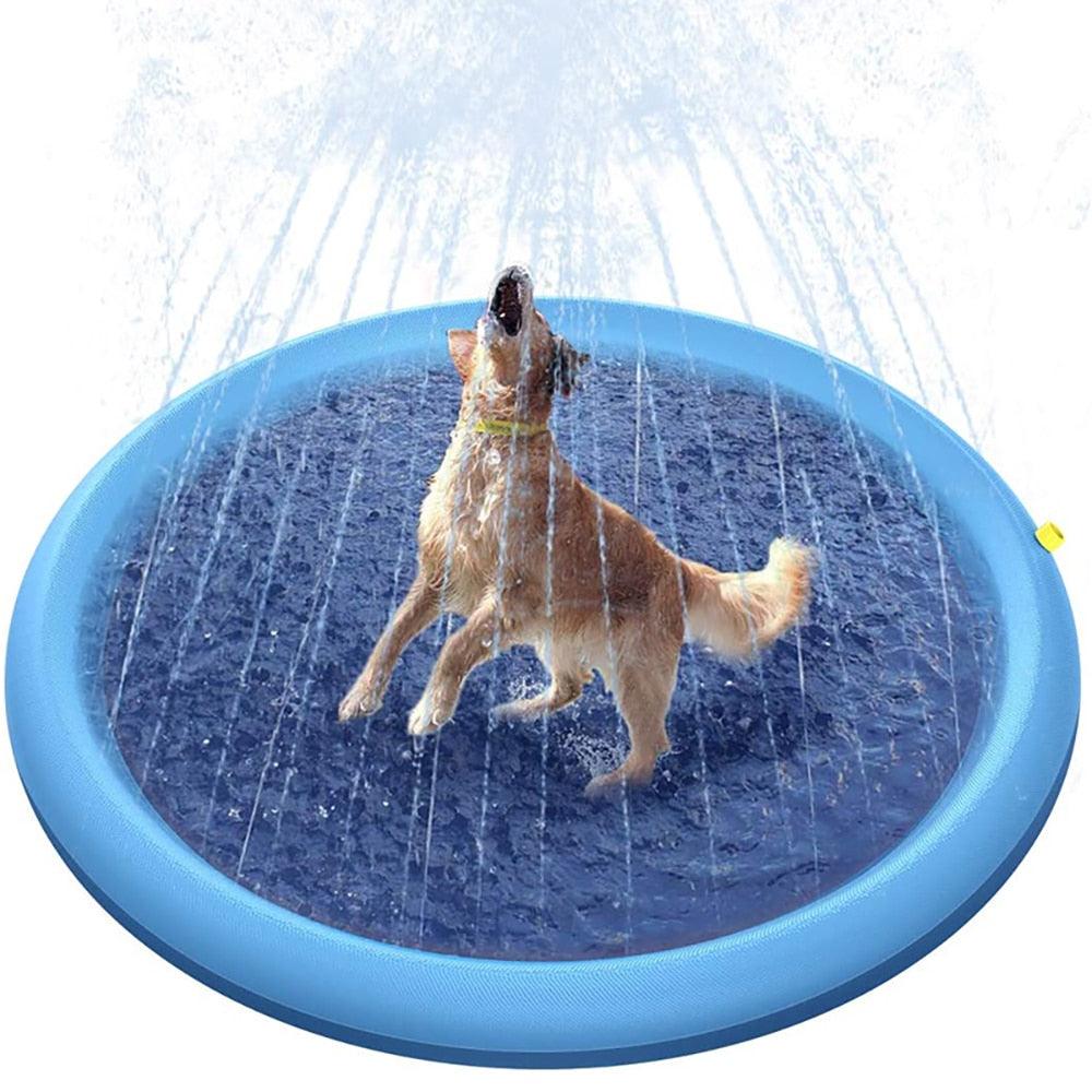150cm Pet Play Water Spray Splash Mat Inflatable Sprinkler C | Inspire ...