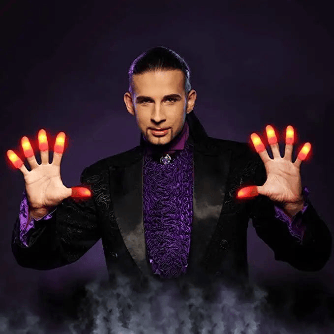 2pcs Red Lightup Magic Thumbs LED Magic Fingers Tricks Thumb | Inspire ...