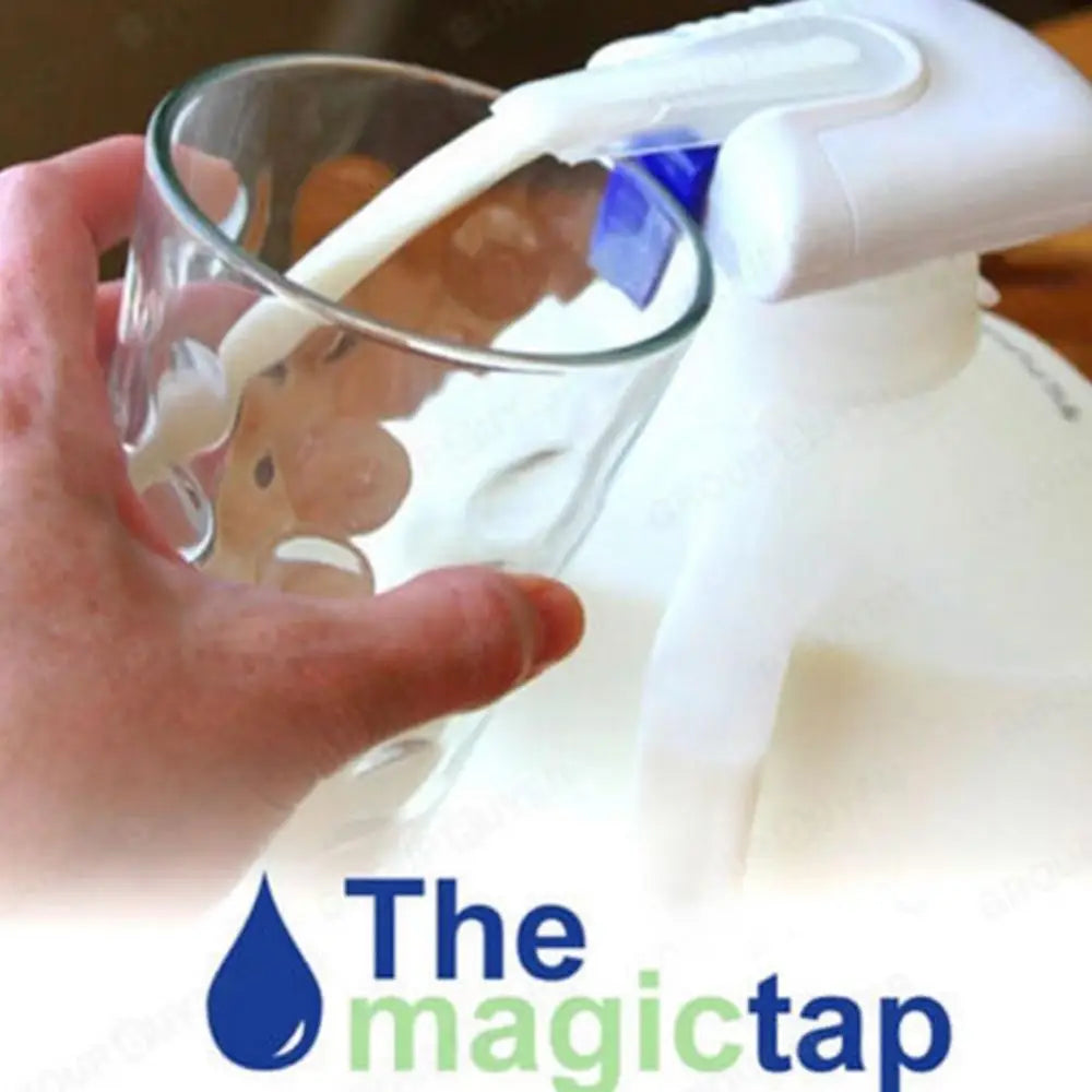 White Automatic Drink Dispenser For Fridge Gallon Magic Tap | Inspire ...
