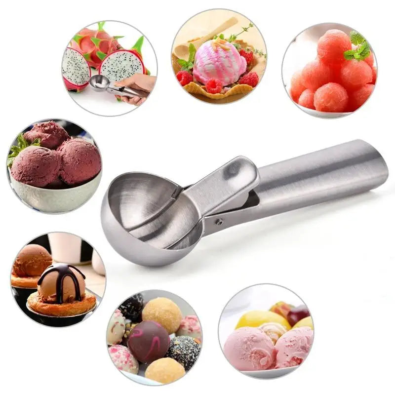 Stainless Steel Ice Cream Scooper, A Good Metal Scoop Tools | Inspire ...