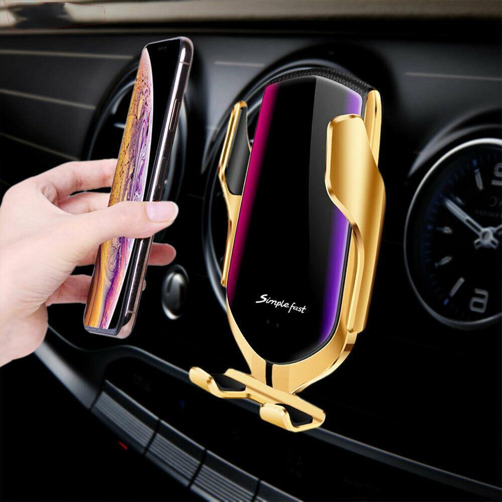 Automatic Luxury Clamping 10W Wireless Charger Car Phones Ho | Inspire ...