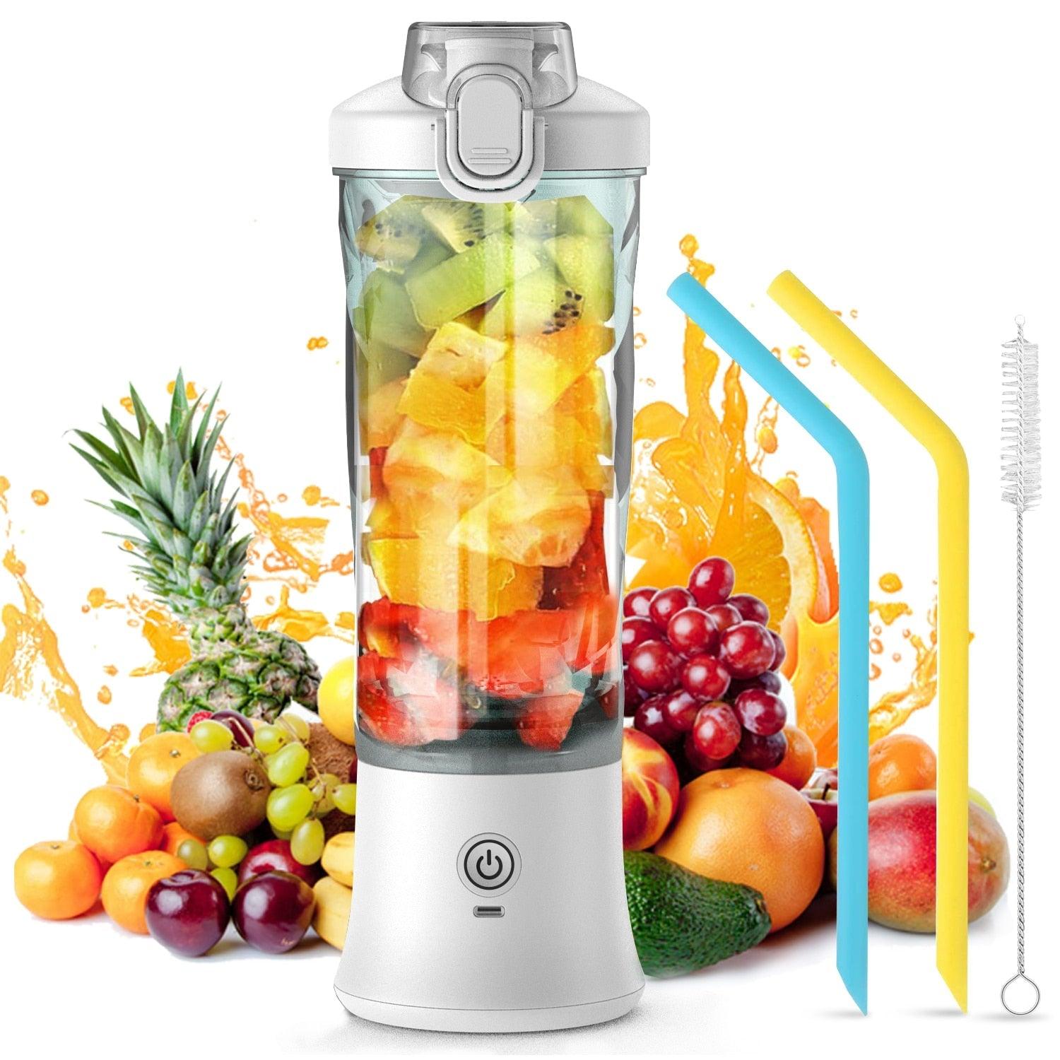 Portable Blender 600ml Electric Juicer Fruit Mixers 4000mah | Inspire ...