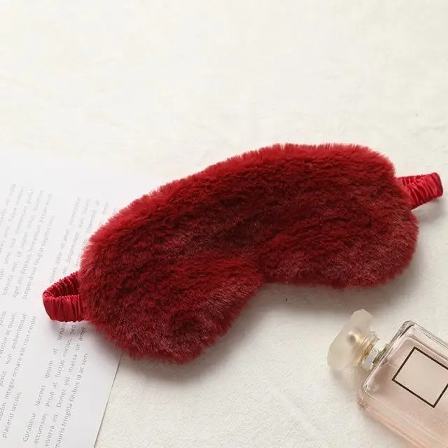 Comfortable Sleeping Mask Sleeping Blindfold Soft Plush Eye | Inspire ...