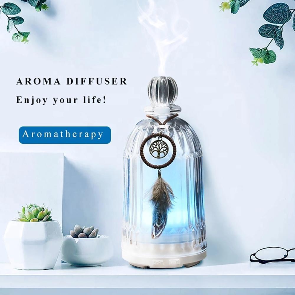 Aromatherapy Diffuser - Professional Grade - Wood and Glass | Inspire ...