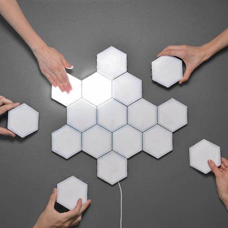 Modern Quantum lamp LED Modular Touch Sensitive Lighting Hex | Inspire ...