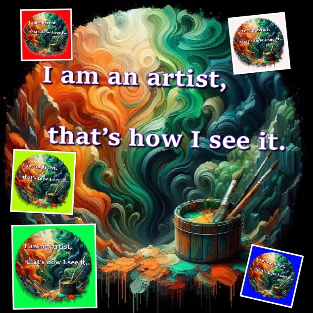 I am an artist, digital illustration, digital picture, digit | Inspire ...
