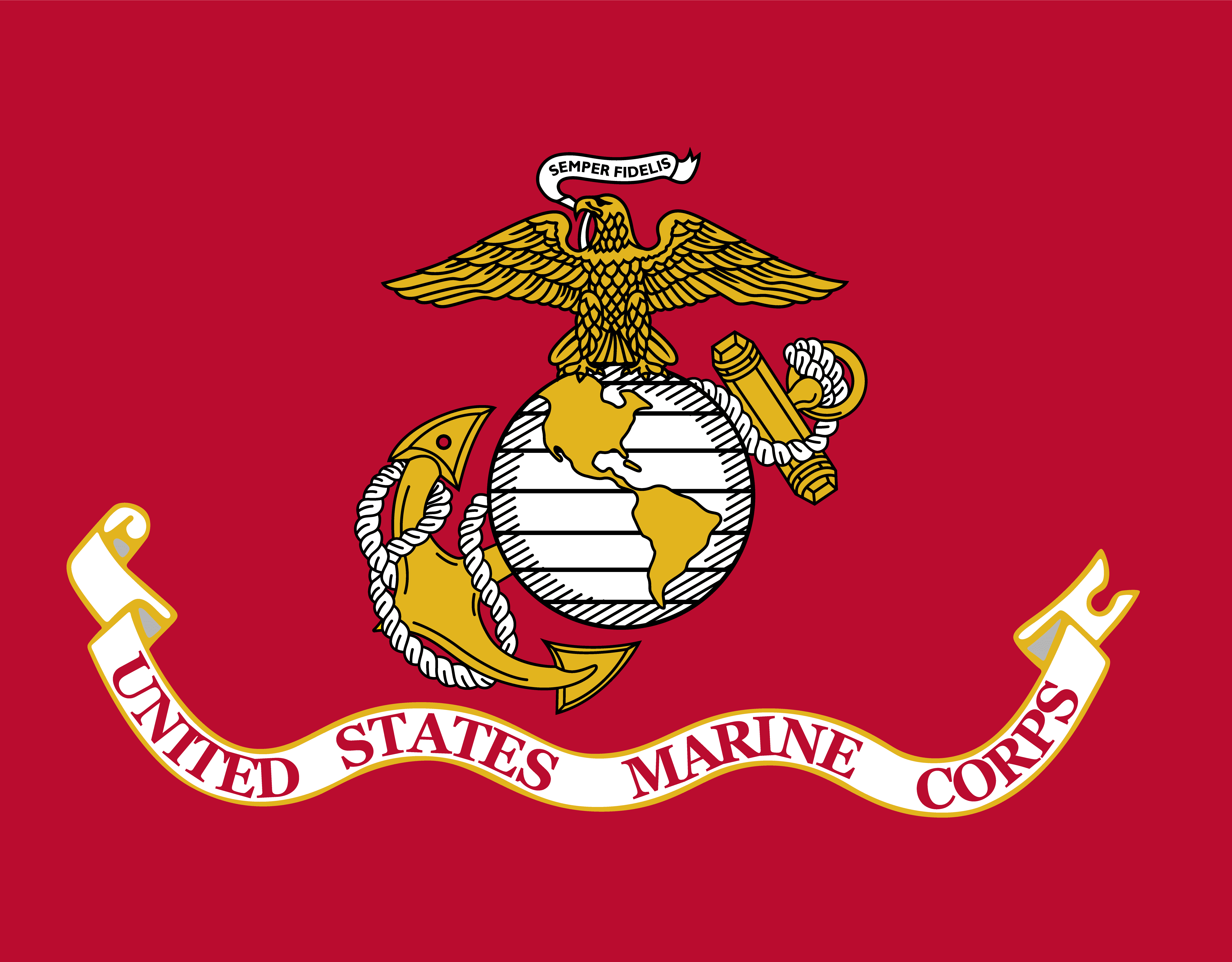 Flag of the United States Marine Corps. USMC | Inspire Uplift