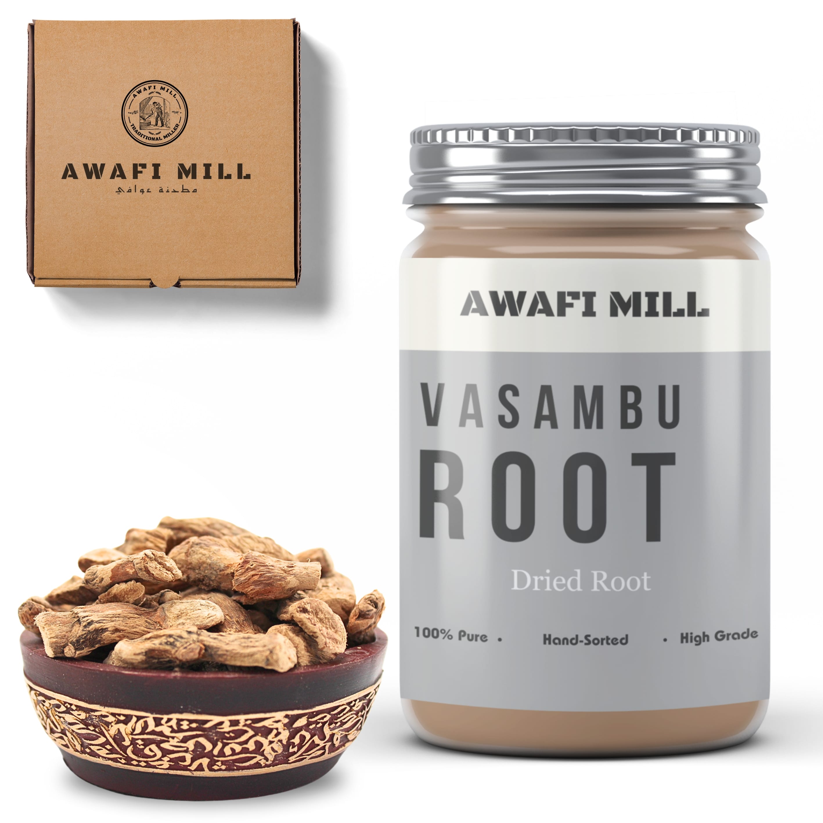 AWAFI MILL Vasambu Root | Pure Sweet Flag | Acorus Calamus R | Inspire ...