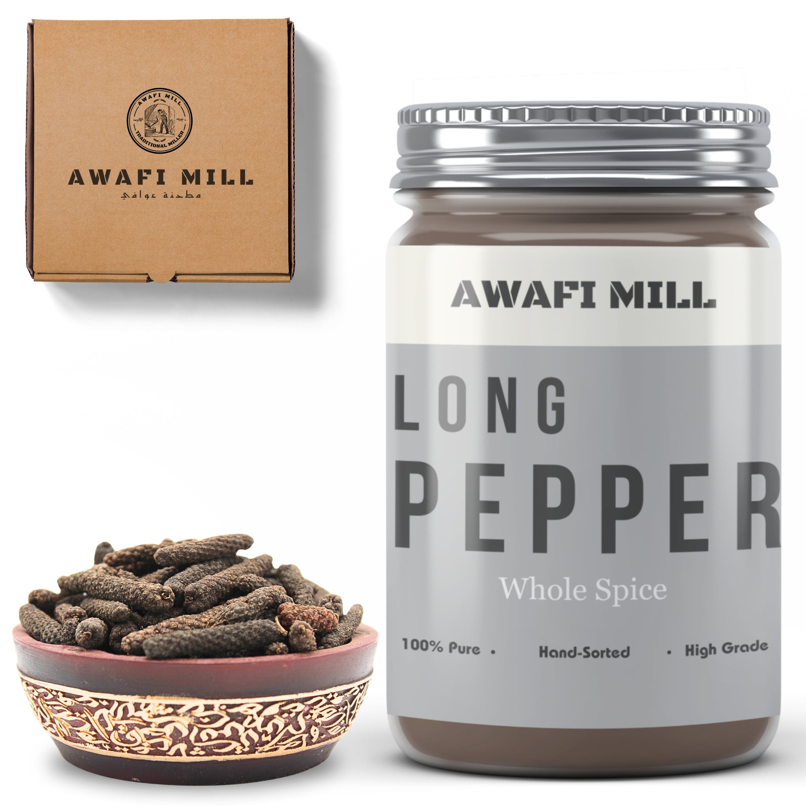 AWAFI MILL Dried Whole Long Pepper | Pipali/Thippili/Pipalli | Inspire ...