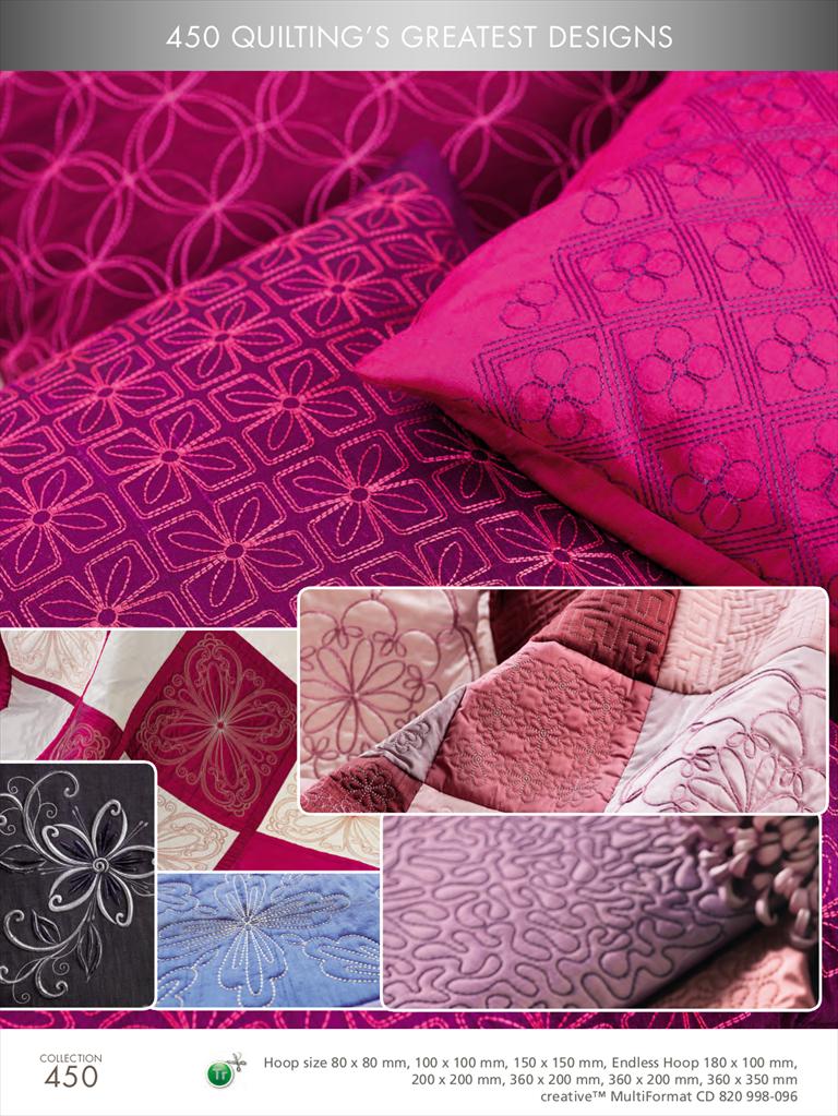 PFAFF collection 450 Quilting's greatest designs | Inspire Uplift