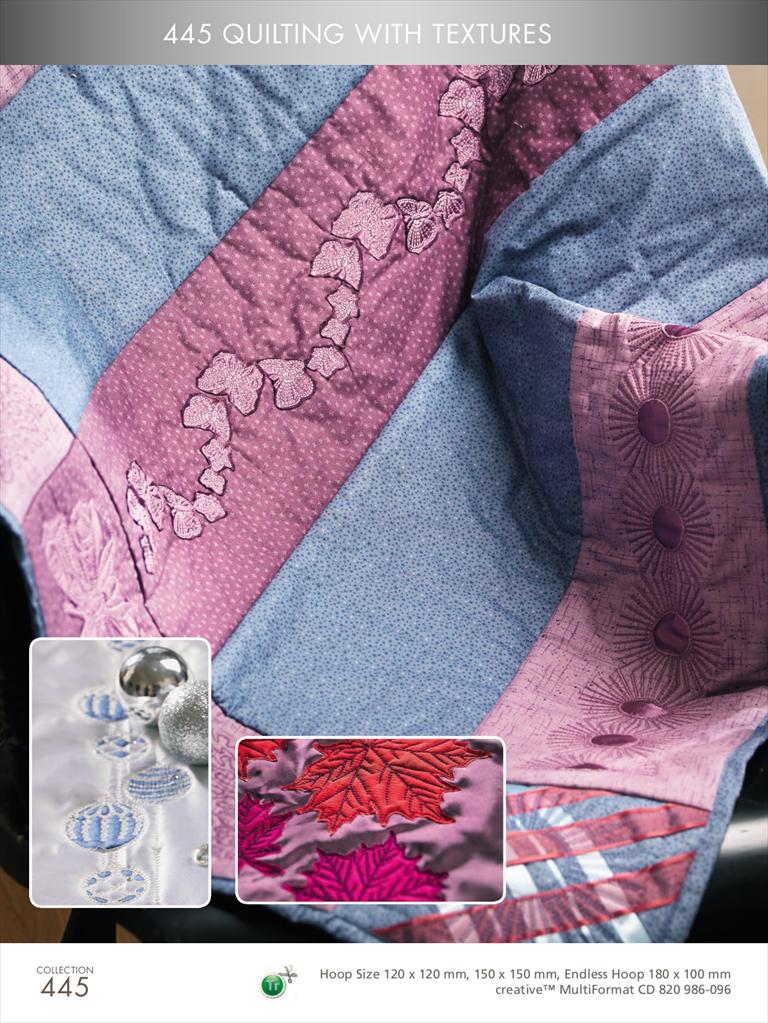 PFAFF Collection 445 Quilting with textures | Inspire Uplift