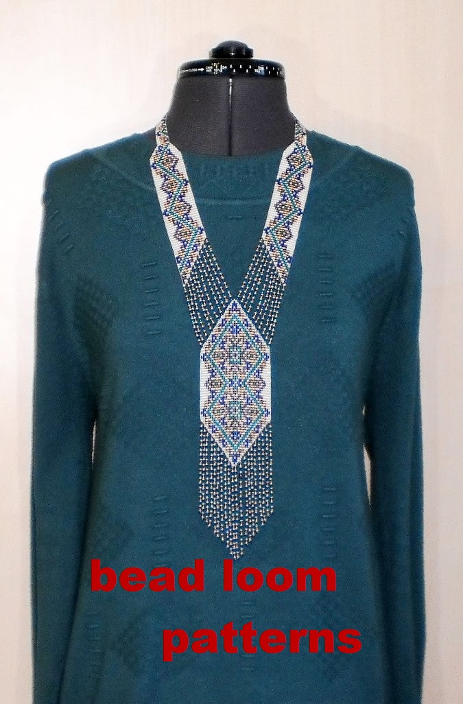 Gerdan Split-Loom Necklace pattern, Bead loom, Weaving Loom, | Inspire ...