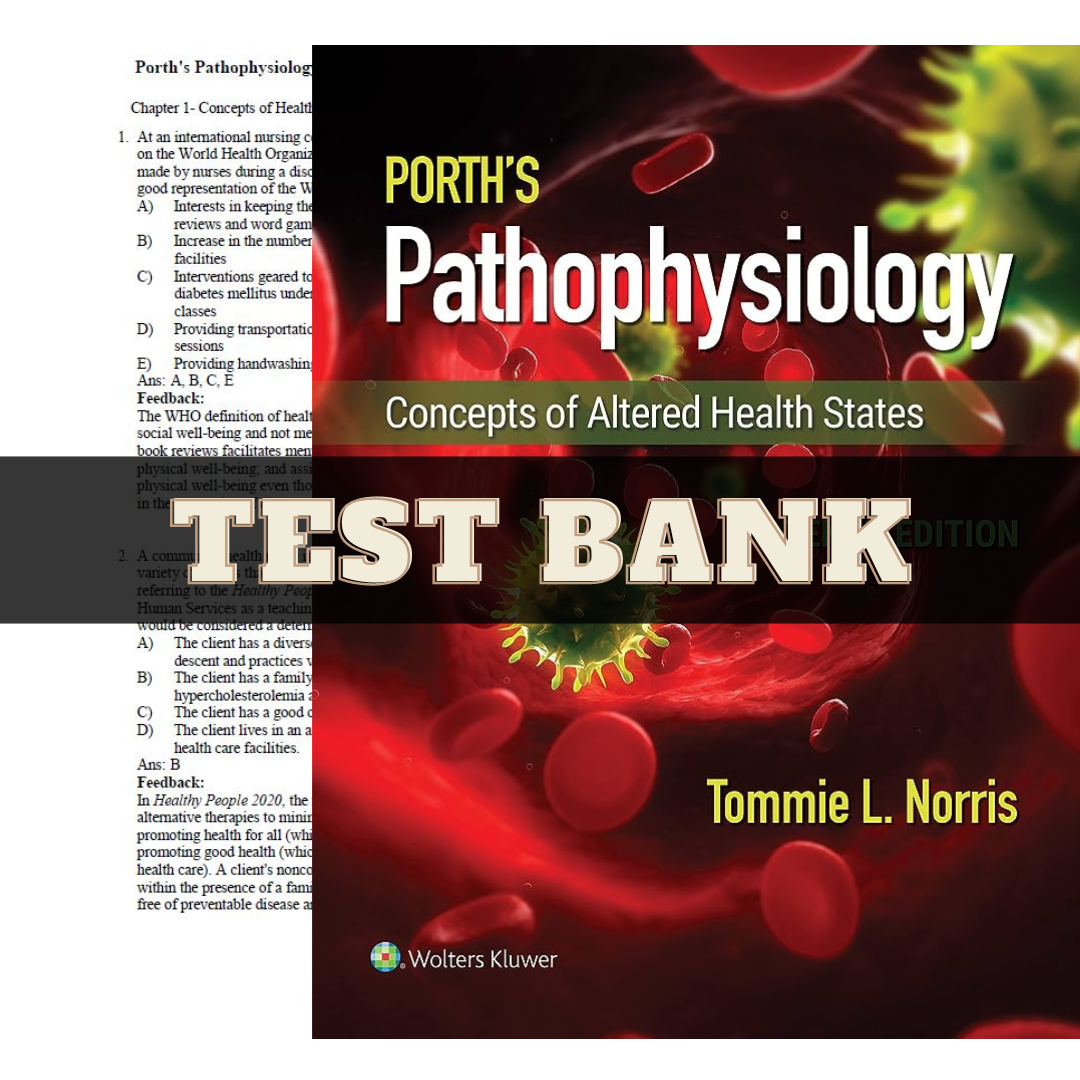 Latest 2024 Porth s Pathophysiology Concepts of Altered Heal | Inspire ...