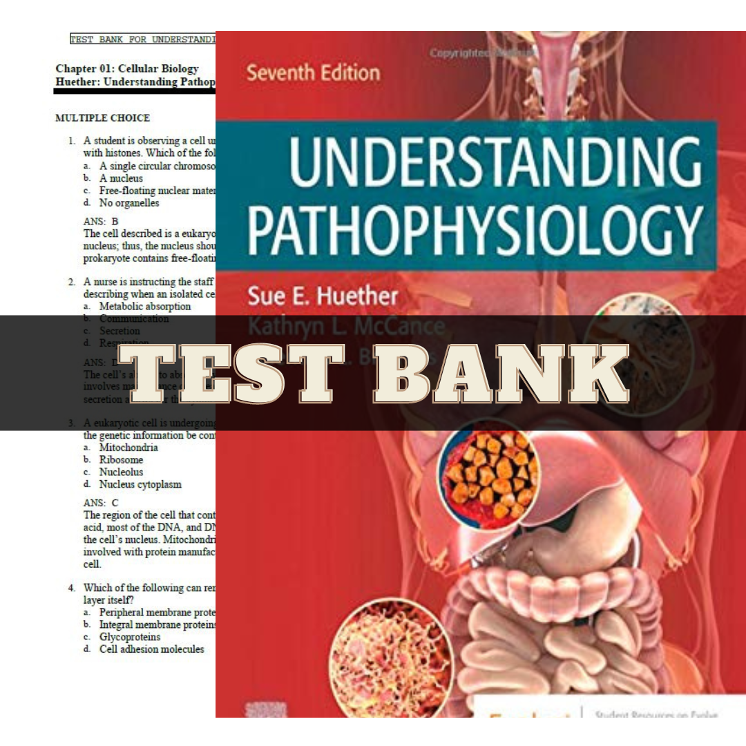 Latest 2024 Understanding Pathophysiology 7th Edition by Sue | Inspire ...