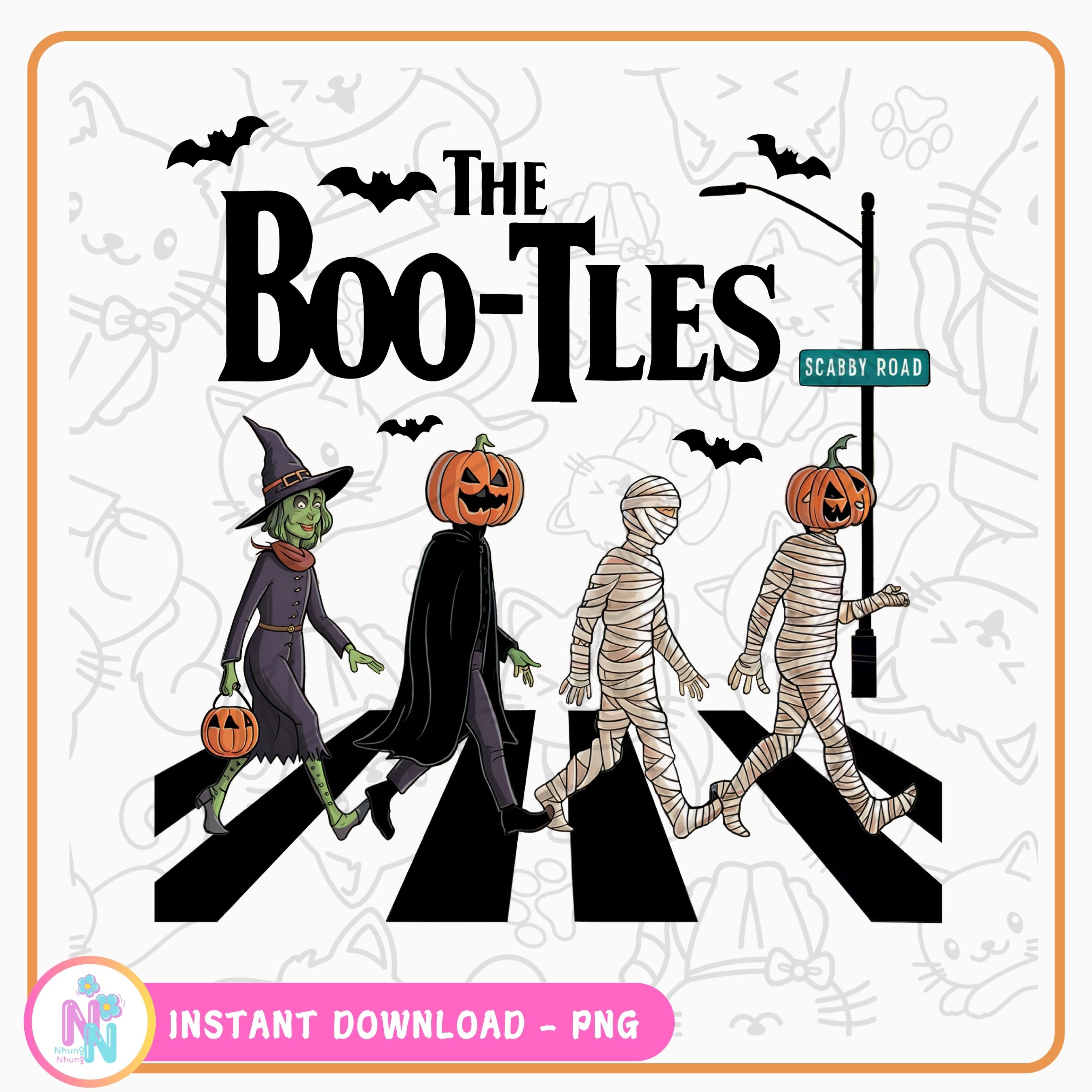 The Boo-tles Parody Halloween Png, Trick Or Treat Digital Do | Inspire ...