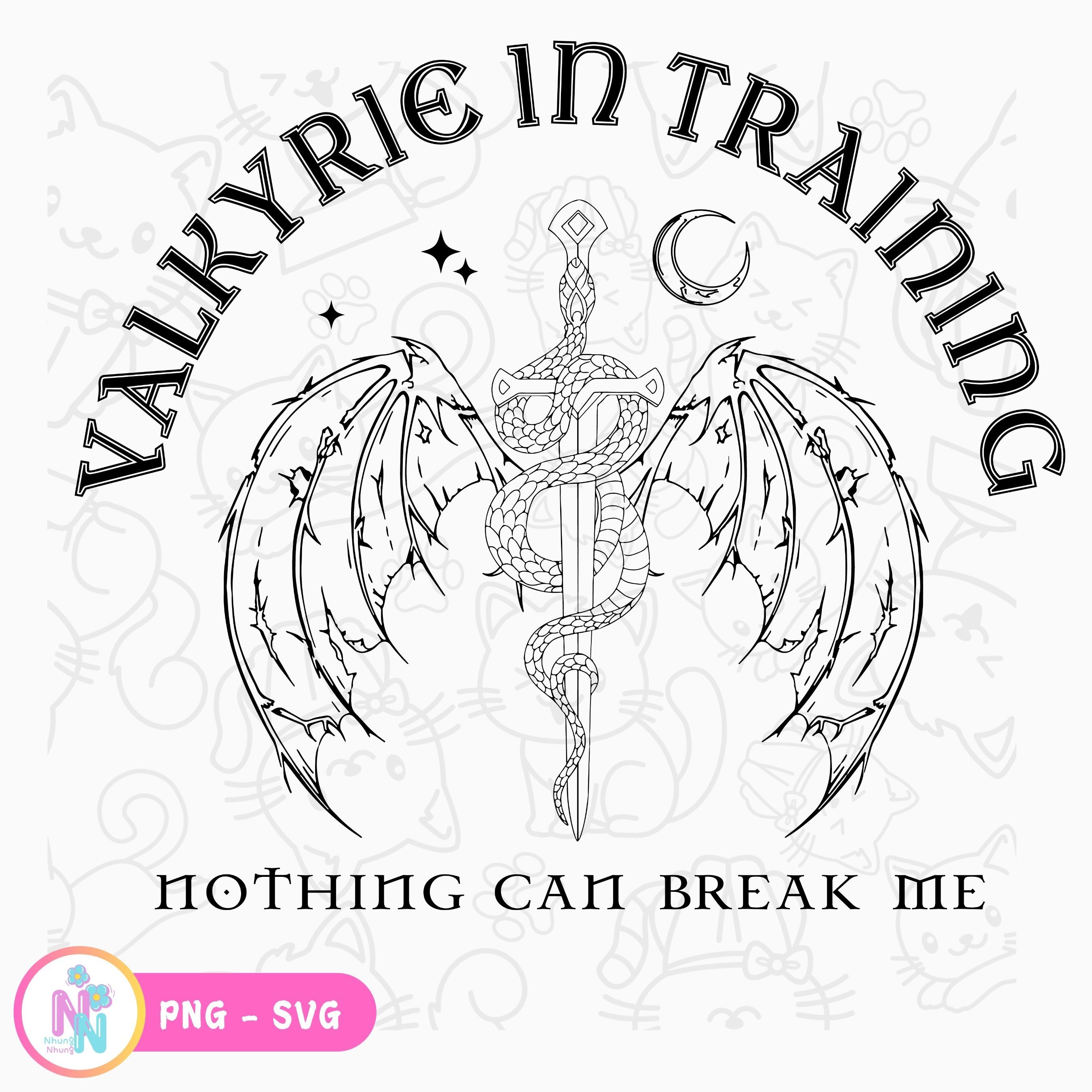 Valkyrie Training SVG PNG, Nesta Archeron Acotar Svg | Inspire Uplift