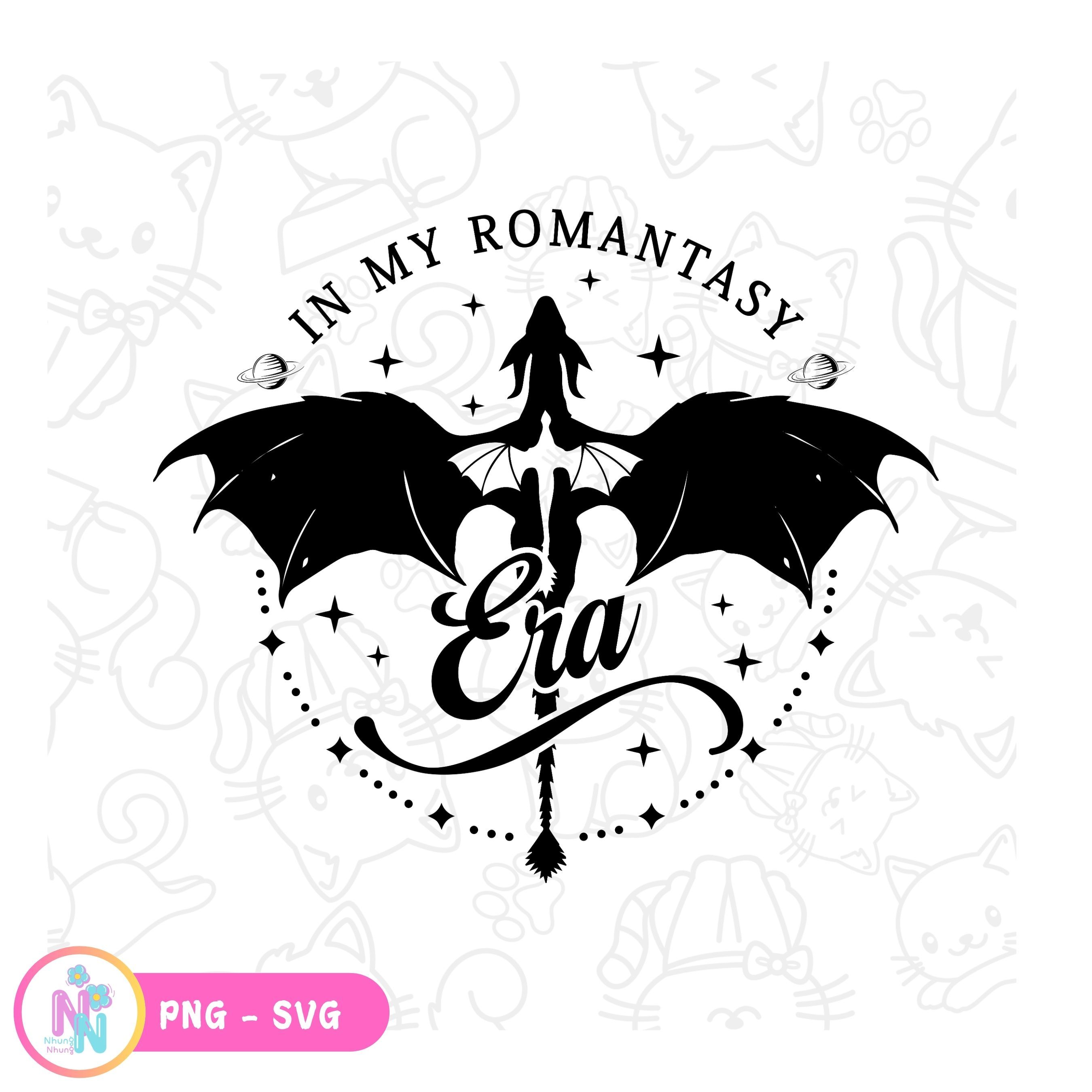 In My Romantasy Era Svg Png, Bookish Svg, Trendy Book Lover | Inspire ...