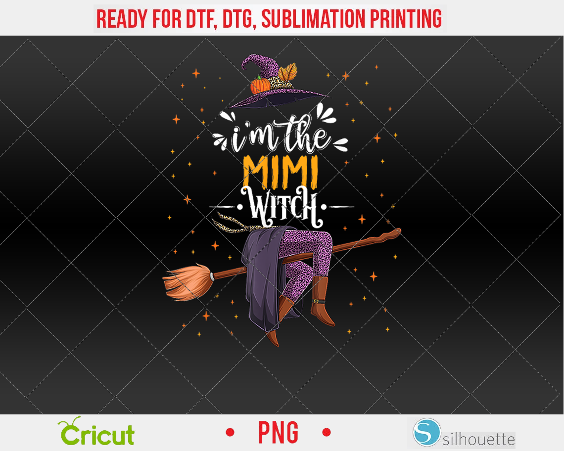 im the Mimi Witch Halloween Matching Group Costume PNG | Inspire Uplift