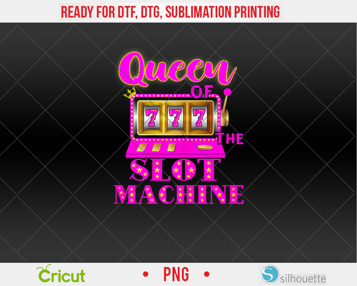 Queen Of The Slot Machine Casino Player Gambling Poker PNG | Inspire Uplift
