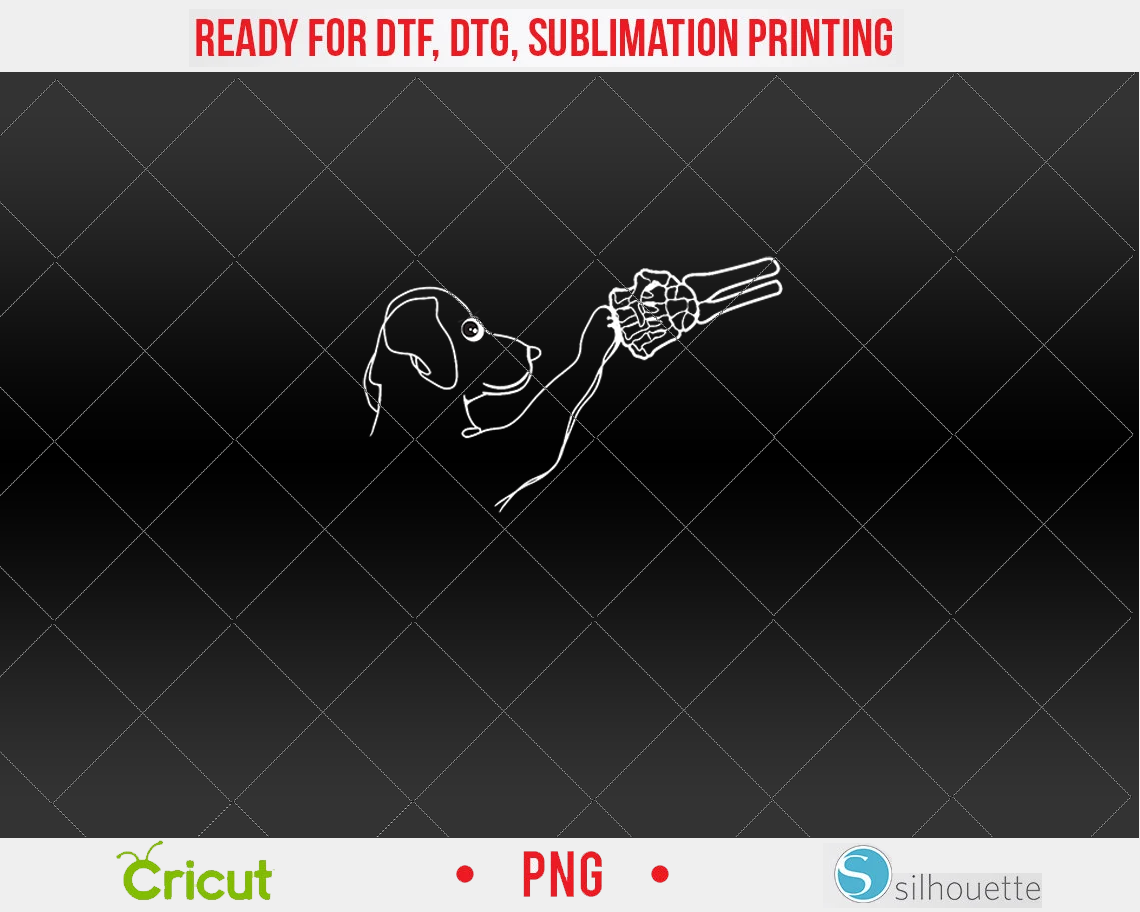 Skeleton Hand Punch Dog Man Friends Dog Fist Bump Halloween | Inspire ...