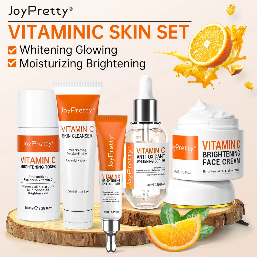 JoyPretty Vitamin C Brightening Serum & Cream Kit | Inspire Uplift