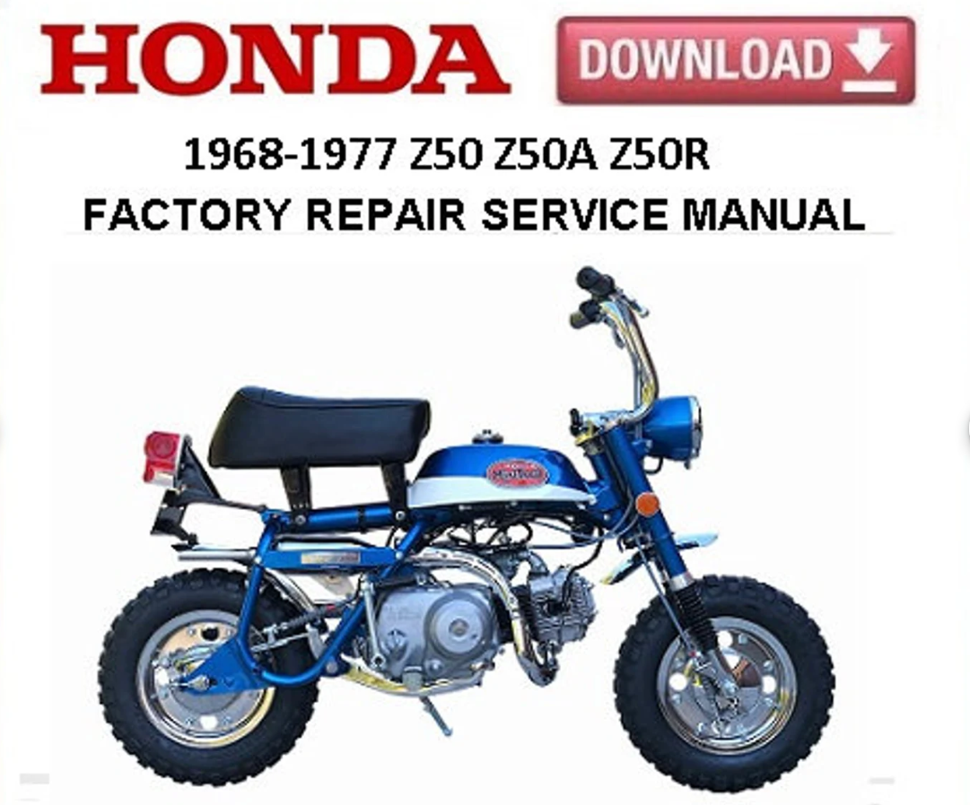 1968-1981 HONDA Z50 / Z50A / Z50R Factory Service Repair Man | Inspire ...