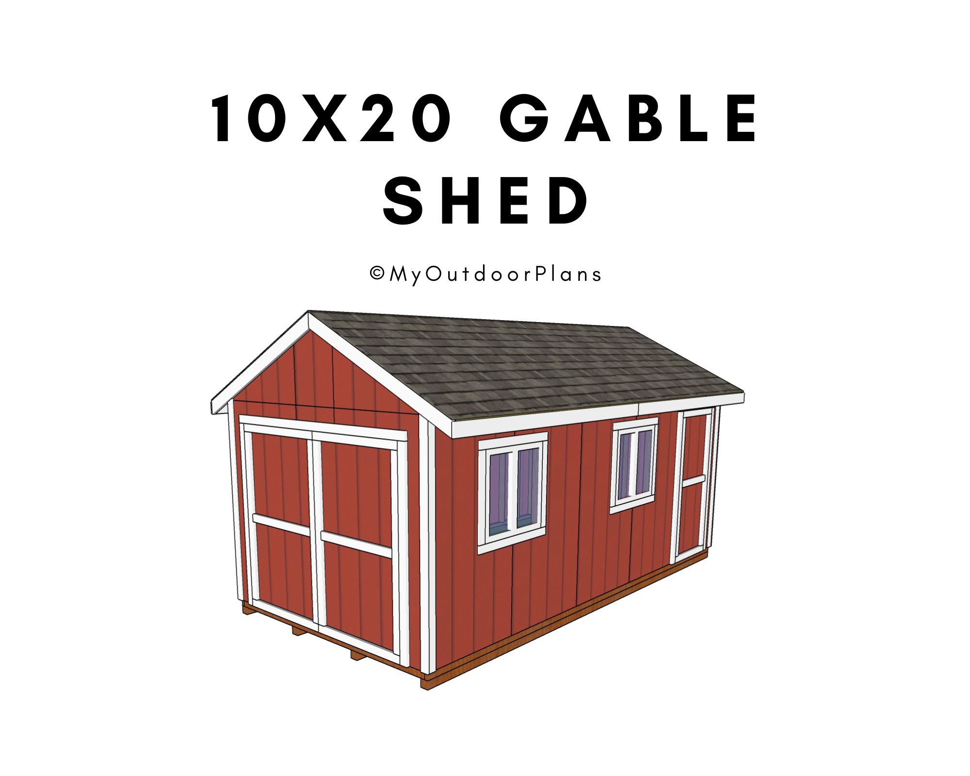 10x20 Garden Shed Plans | Inspire Uplift