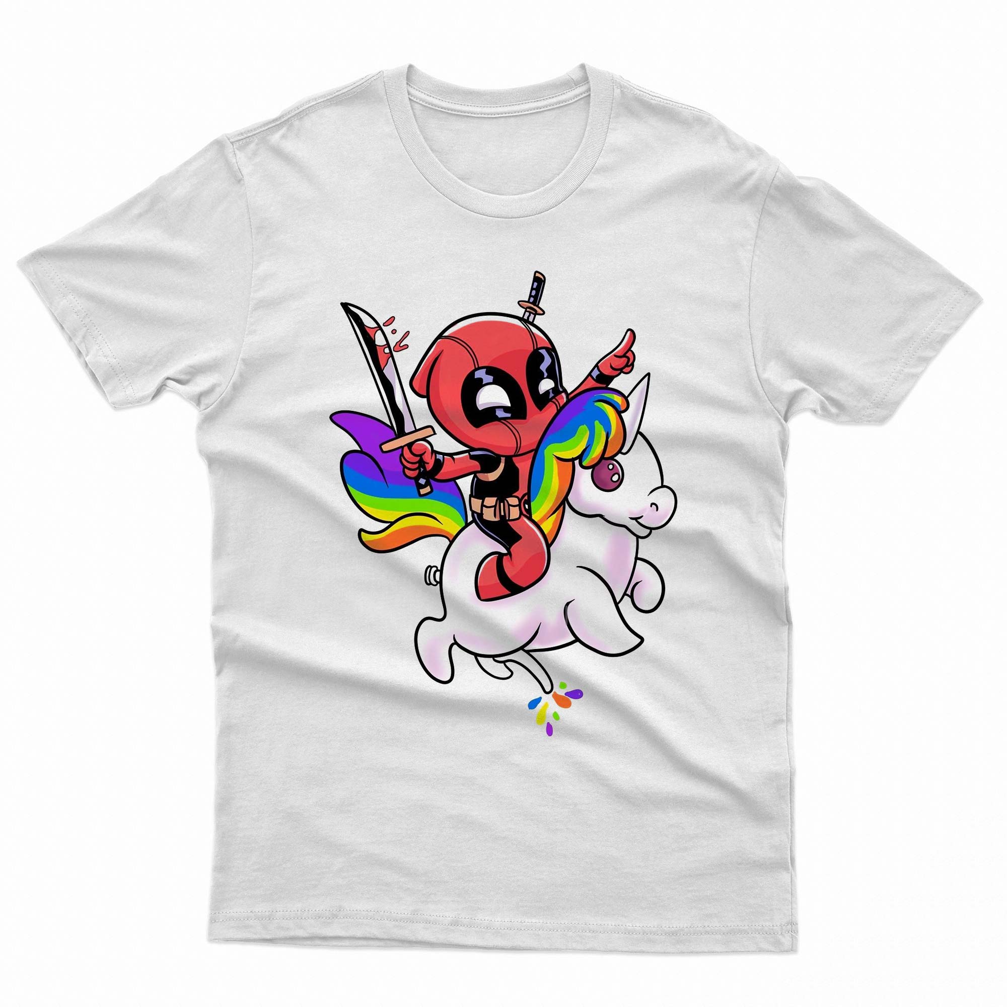 Deadpool Pony Unicorn Of Love And Death T-Shirt | Inspire Uplift