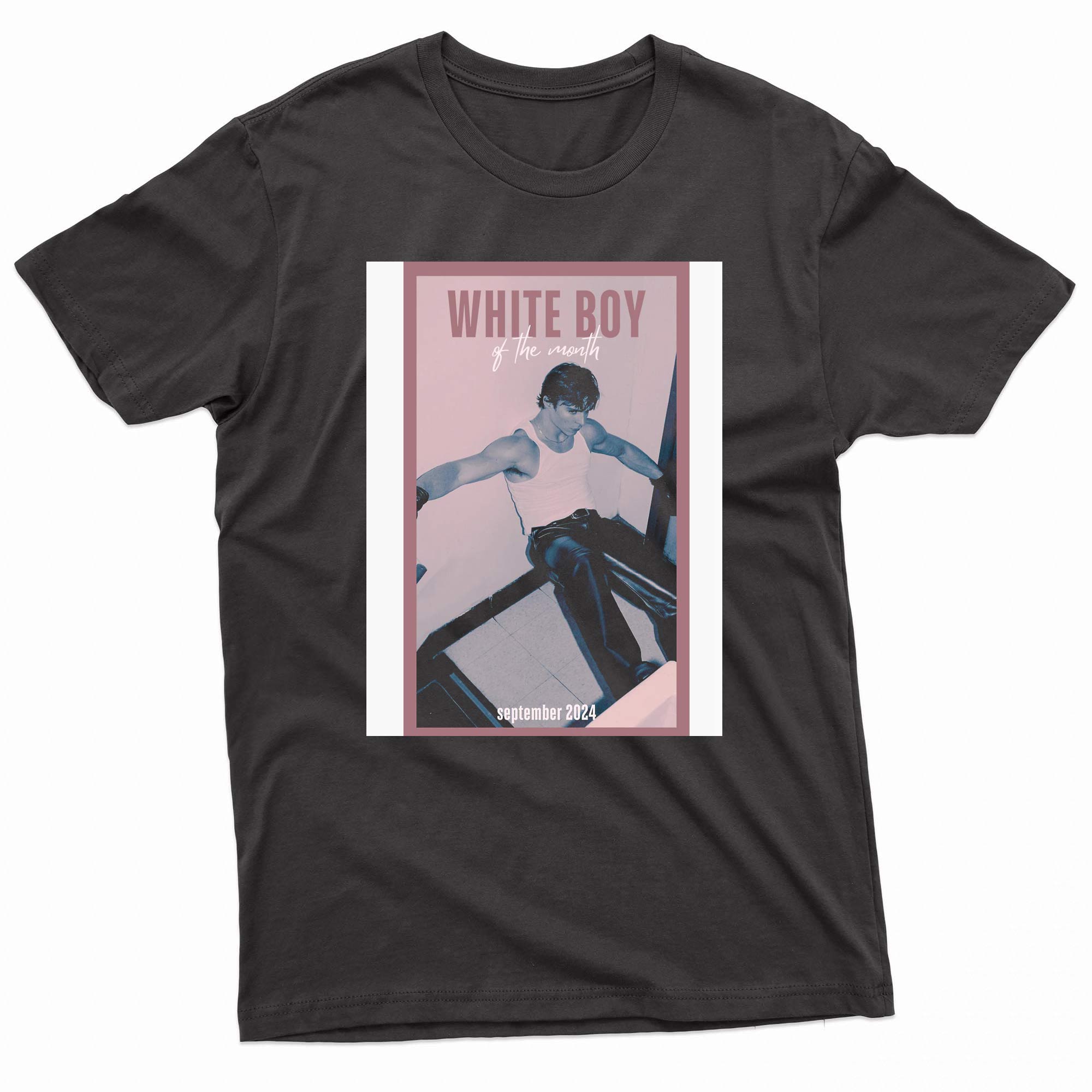 Nicholas Chavez White Boy Of The Month Poster T-Shirt | Inspire Uplift