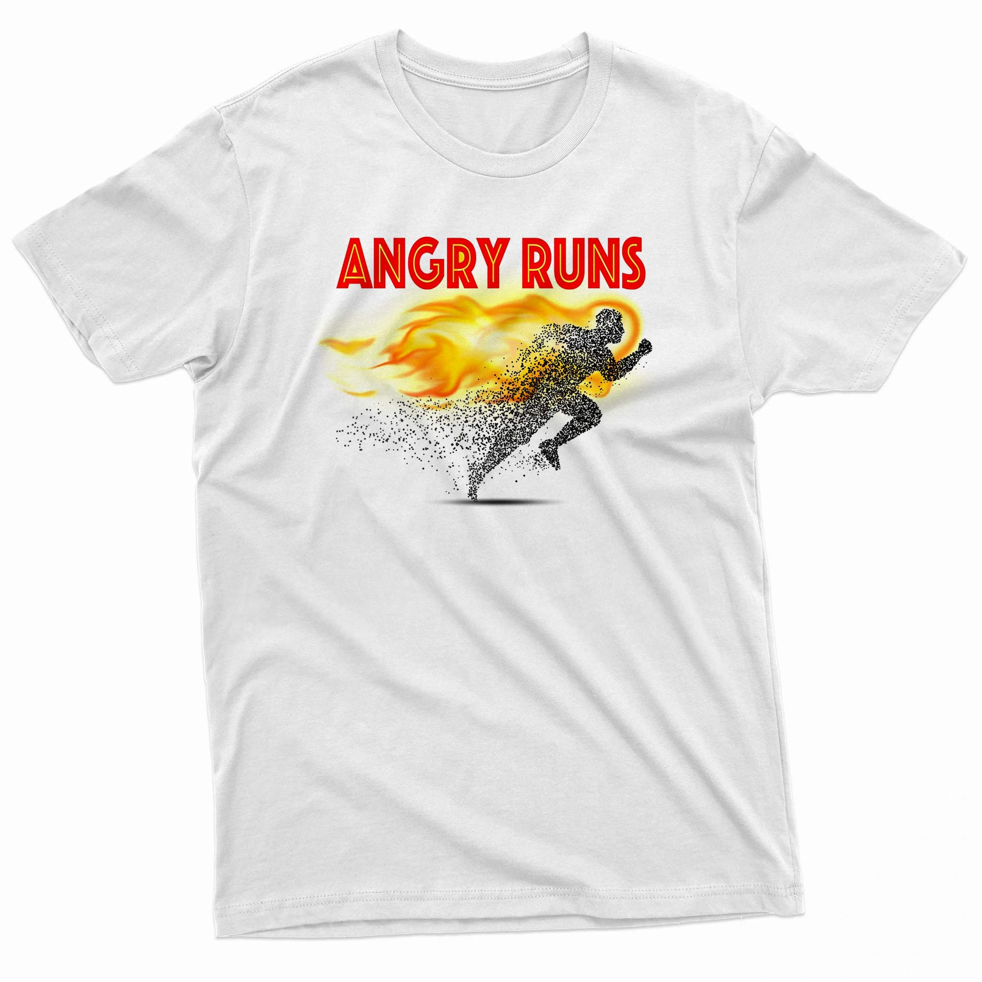 Angry Runs Good Morning Footbal Inflames T-Shirt | Inspire Uplift