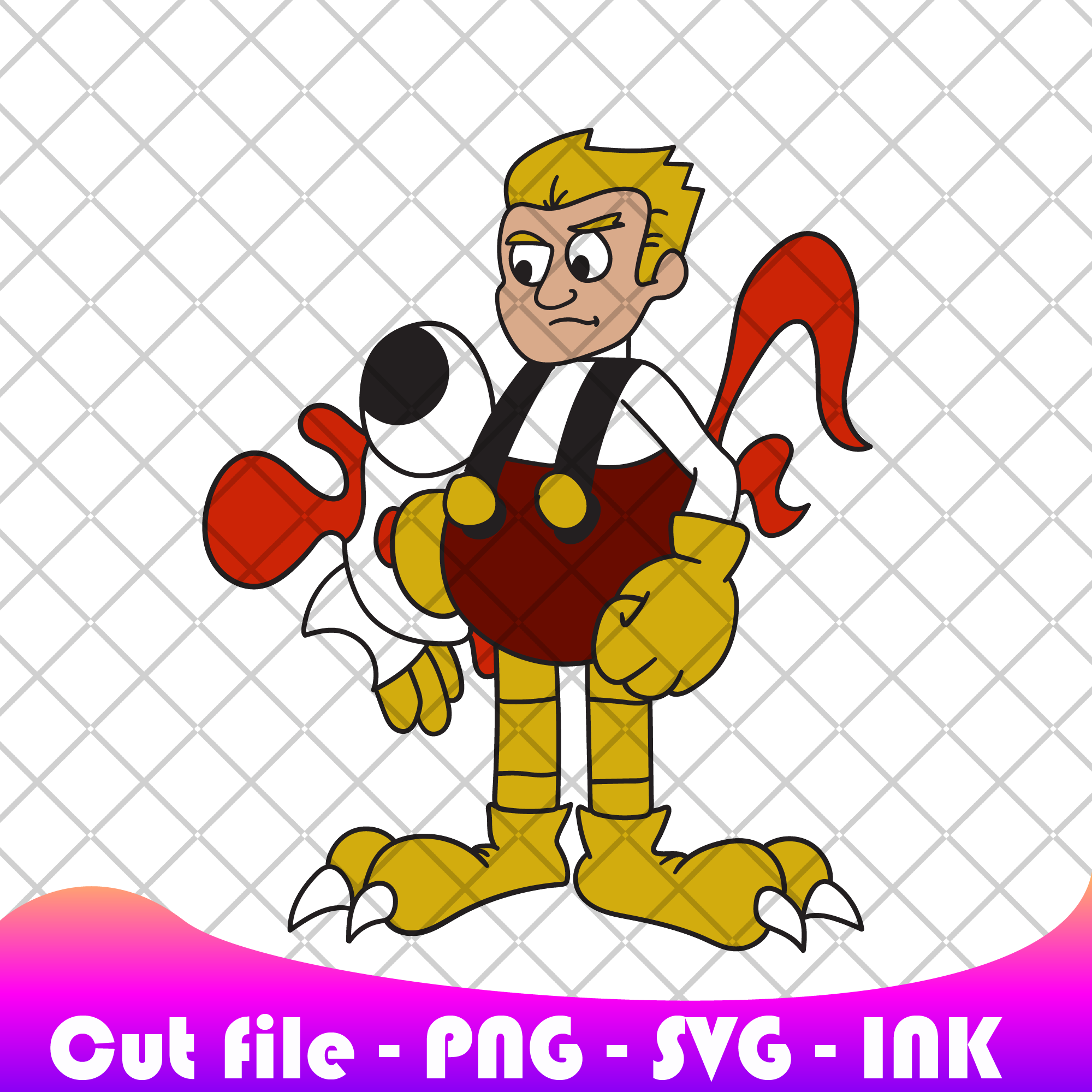 Richard in Clucky's Logic Png, Clucky SVG, Clucky Coloring p | Inspire ...