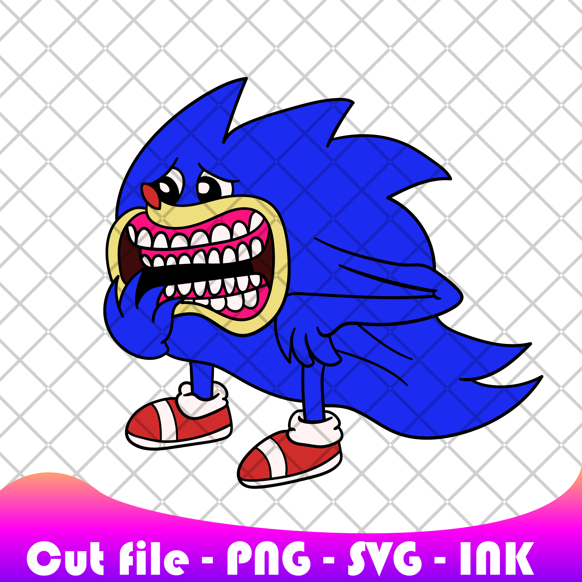 Shin Sonic SVG, PNG, Ink, Coloring pages Printable, Editable | Inspire ...