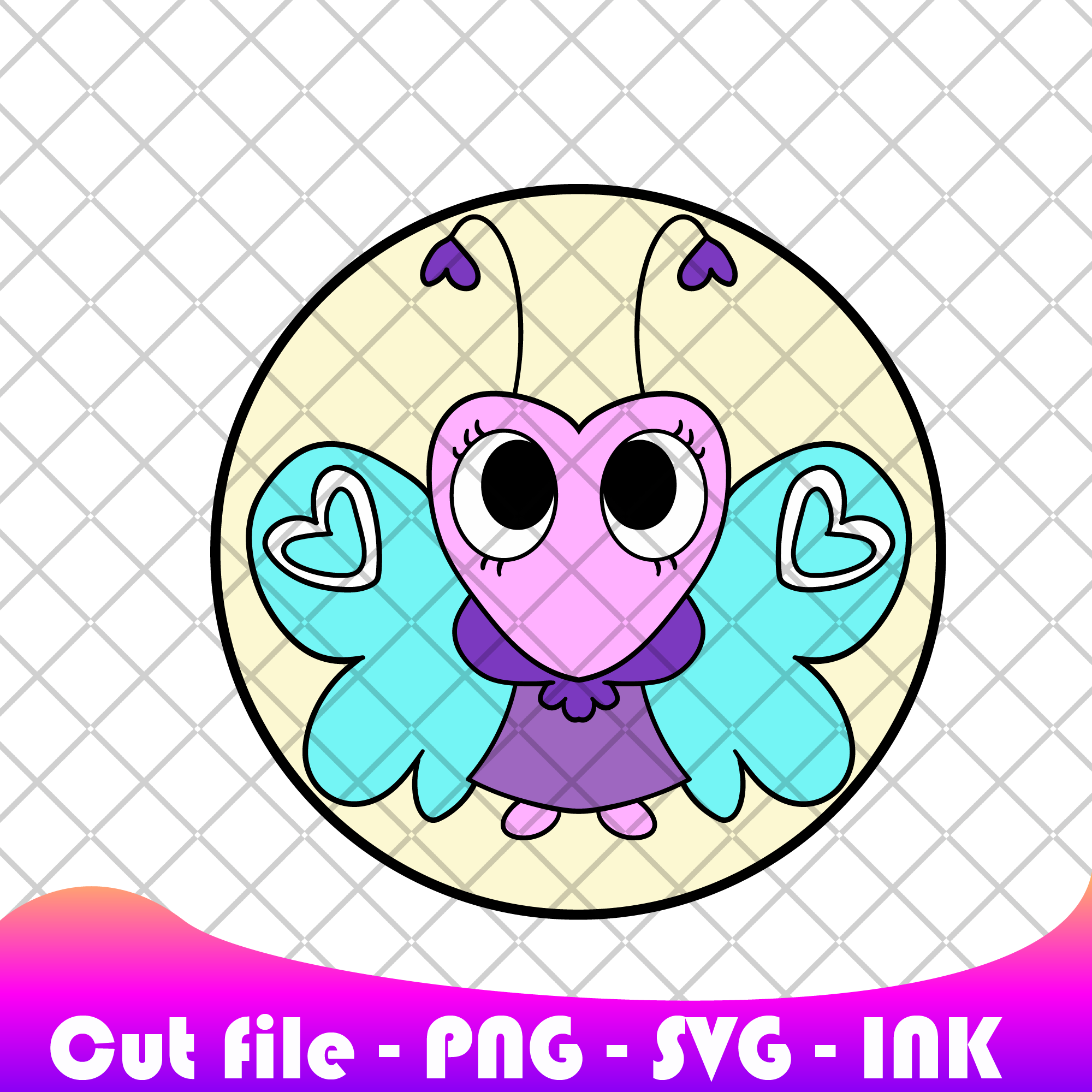 Dandy world SVG, Sticker Flutter SVG, PNG, Ink, Coloring pag | Inspire ...