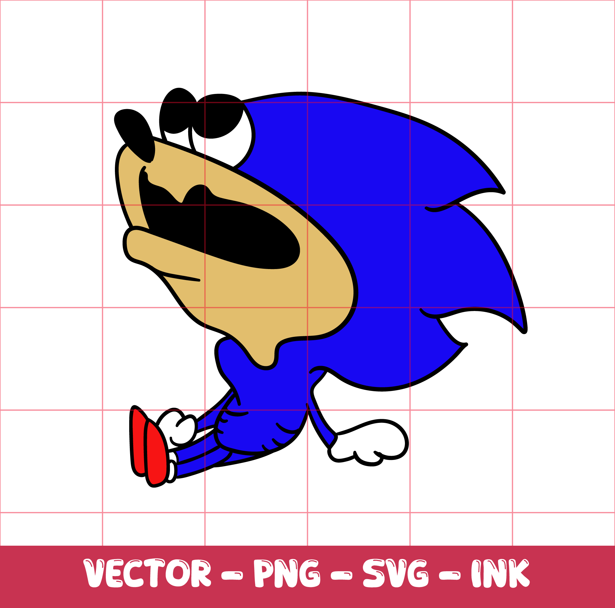 Shin Sonic SVG, Shin Sonic Png, Shin Sonic Ink, cricut desig | Inspire ...
