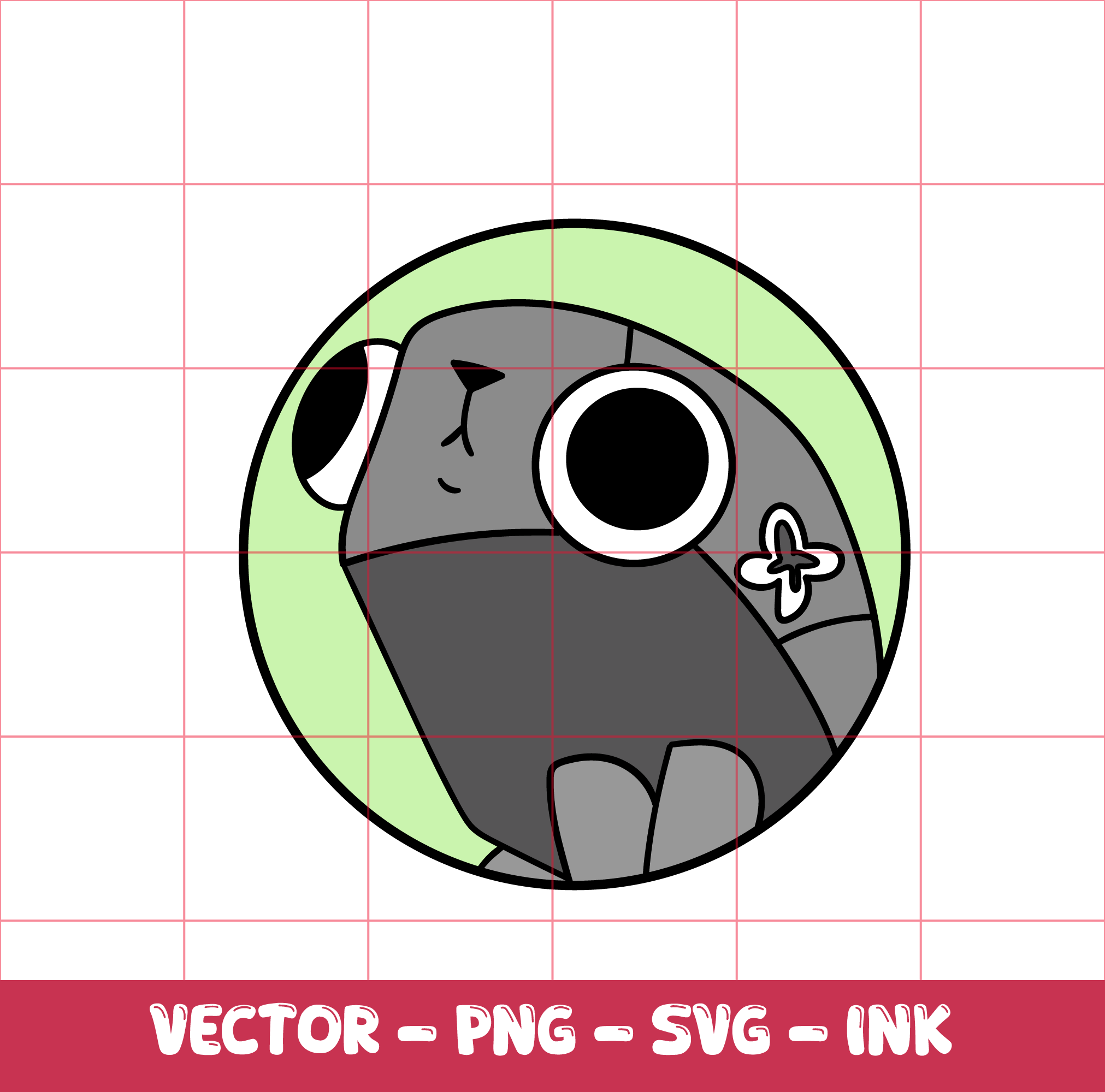 Dandy world Pebble Sticker SVG,Ink,PNG, cricut design space, | Inspire ...