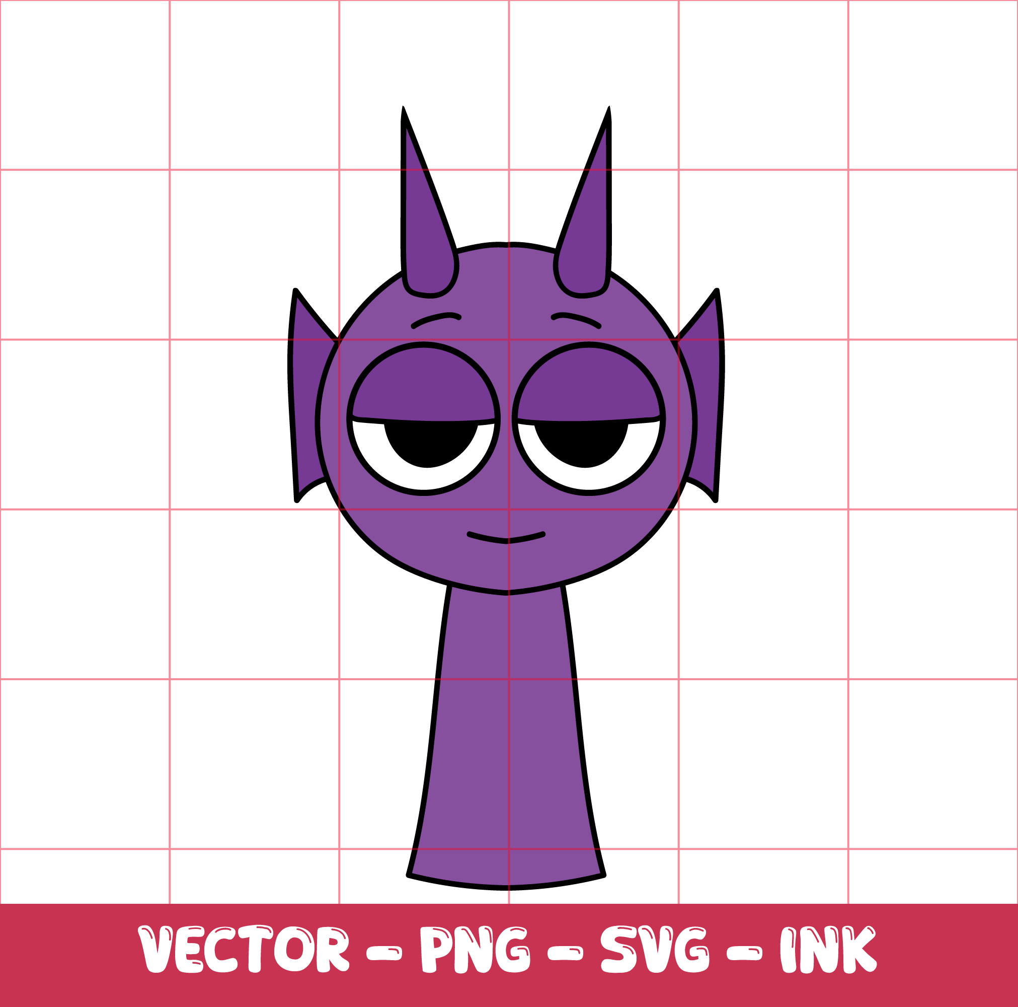 Sprunki SVG, Purple, Sprunki SVG,Ink,PNG, cricut design spac | Inspire ...