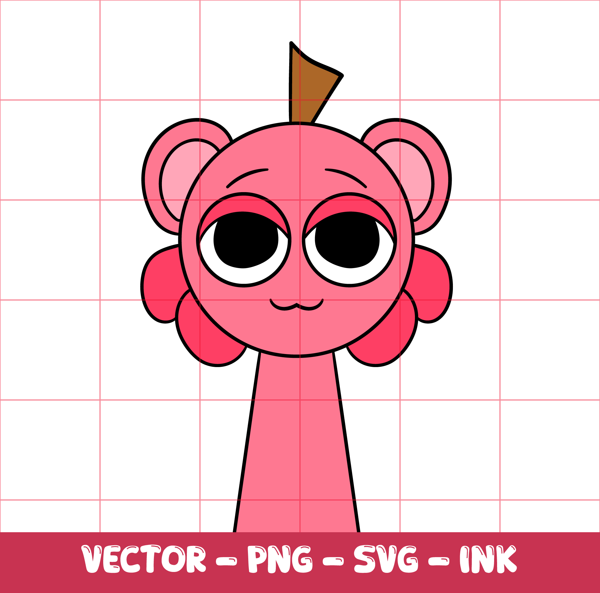 Sprunki SVG, Sprunki Berry Light Pink, Sprunki SVG,Ink,PNG, | Inspire ...