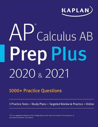Test Bank AP Calculus AB Prep Plus 2020 2021 8 Practice Test | Inspire ...